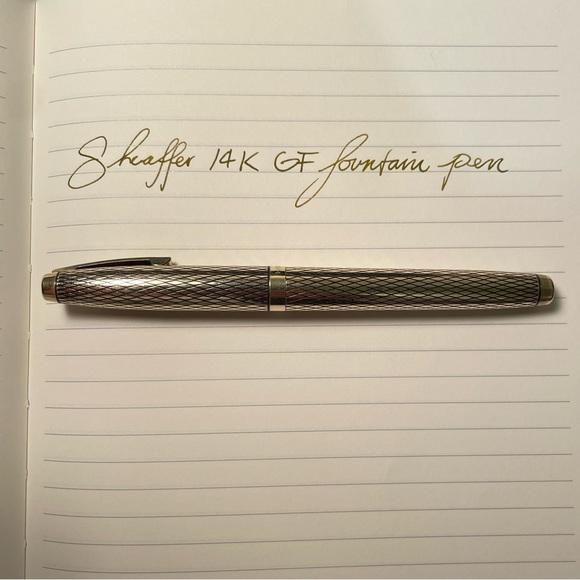 Office | Vintage Shaeffer Gold Filled Fountain Pen 14k Nib | Poshmark